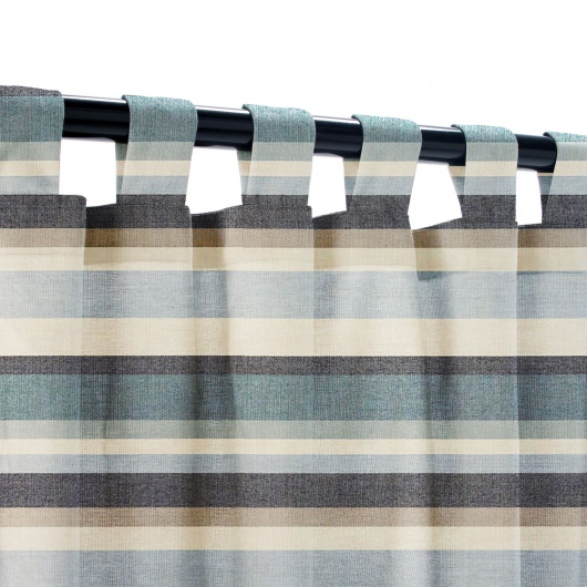 Sunbrella Scope Cape Outdoor Curtain | Sunbrella Stripe Curtain Scope Cape
